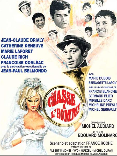 La Chasse à Lhomme Affiche Claude Rich Edouard Molinaro Jean