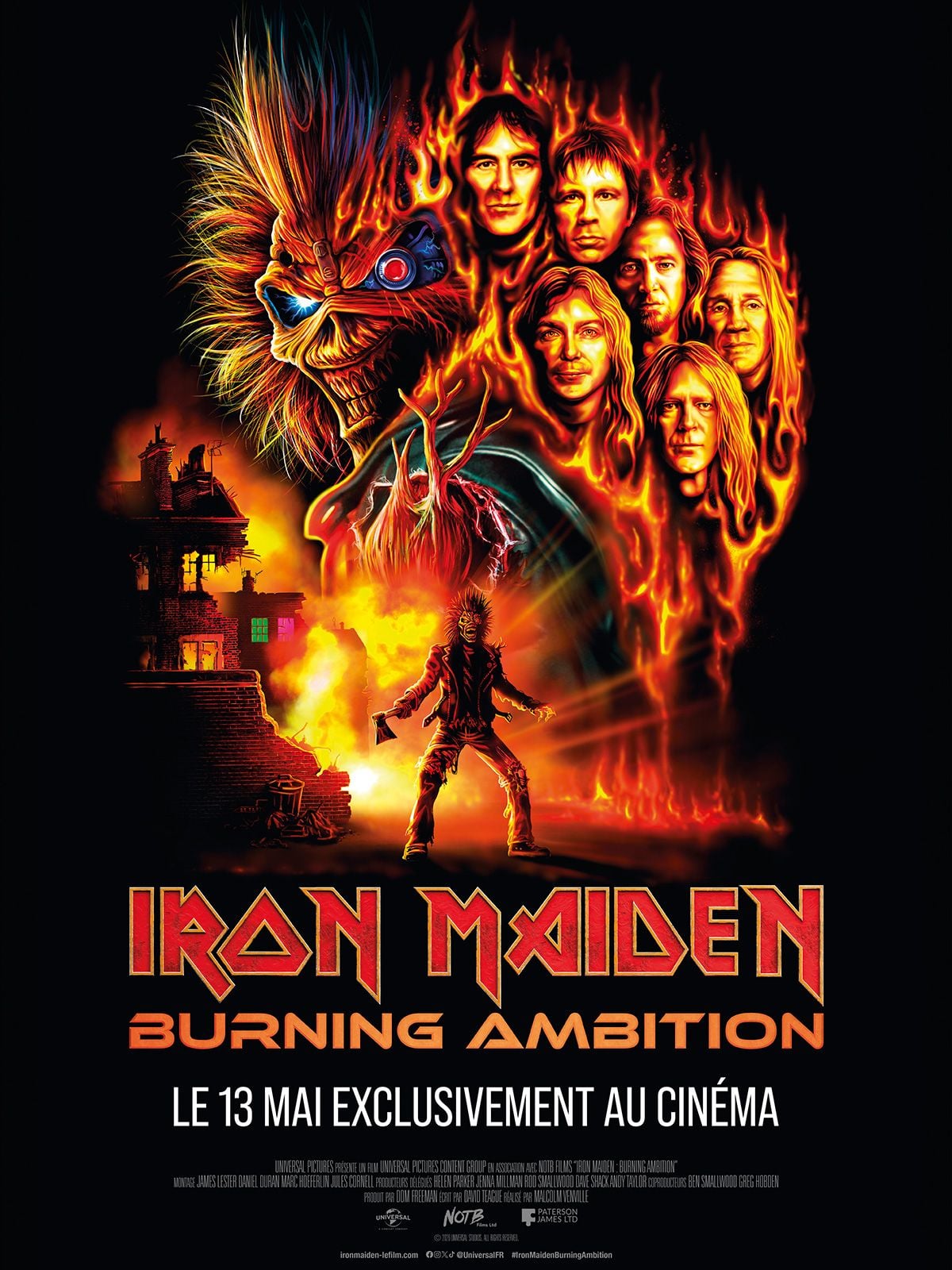 Cinémas et séances du film Iron Maiden: Burning Ambition - Jura - AlloCiné
