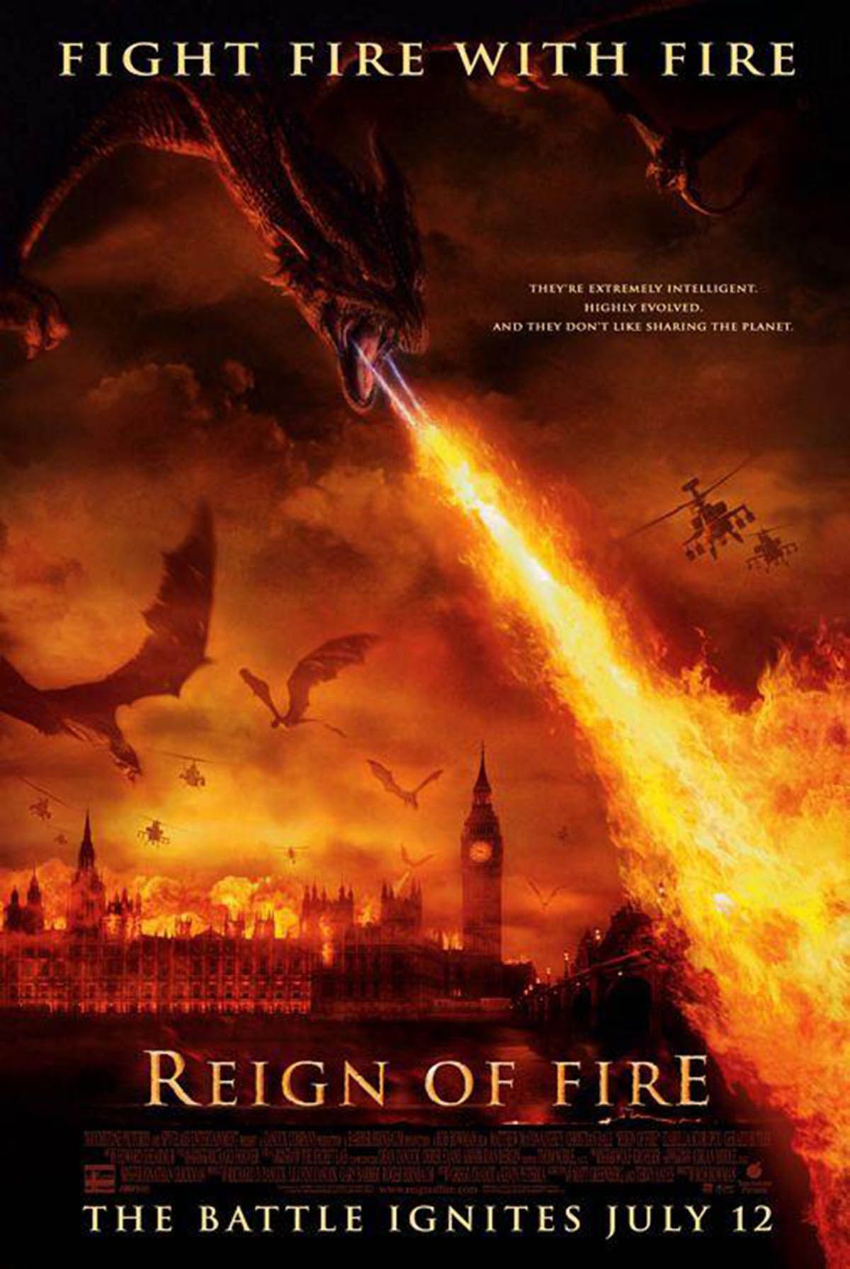 Affiche Du Film Le Règne Du Feu Photo 1 Sur 7 Allociné