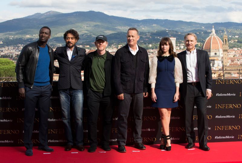 Photo de Omar Sy - Inferno : Photo promotionnelle Ron Howard, Omar Sy ...