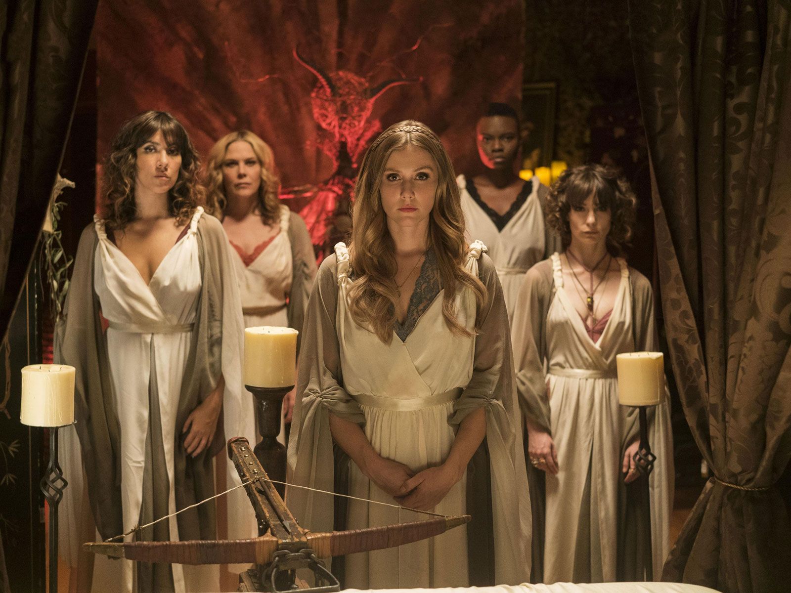 Into The Dark : Into The Dark : Photo Julianna Guill, Stephanie Beatriz, Sophia Del Pizzo ...