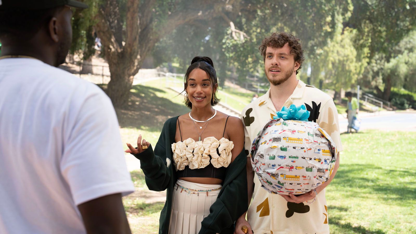 Photo de Laura Harrier - Les Blancs ne savent pas sauter : Photo Jack Harlow, Laura Harrier ...