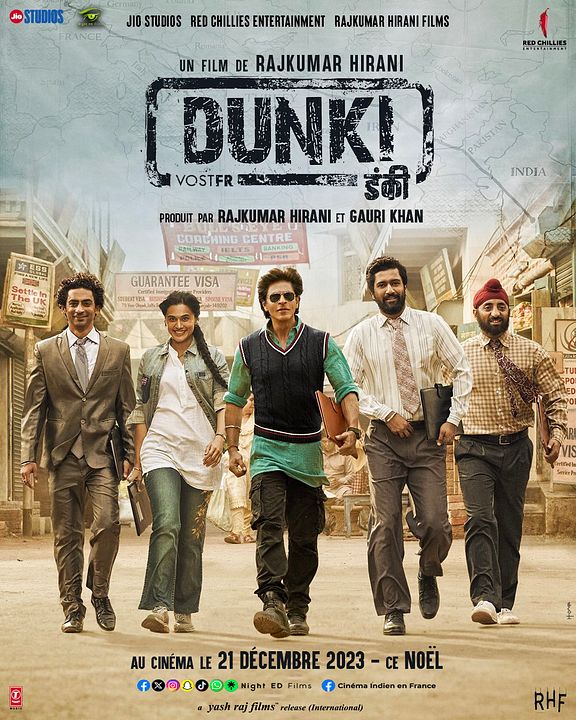 Affiche du film Dunki - Photo 1 sur 1 - AlloCiné