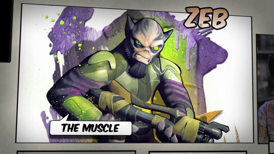 Star Wars Rebels - Présentation de Zeb - Making of Star Wars Rebels S01 ...